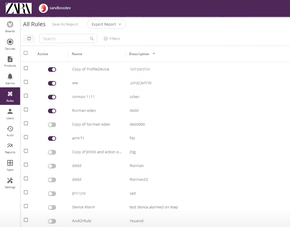 Rules define the conditions that trigger actions in Axonize