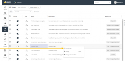 Duplicating a Rule - Axonize