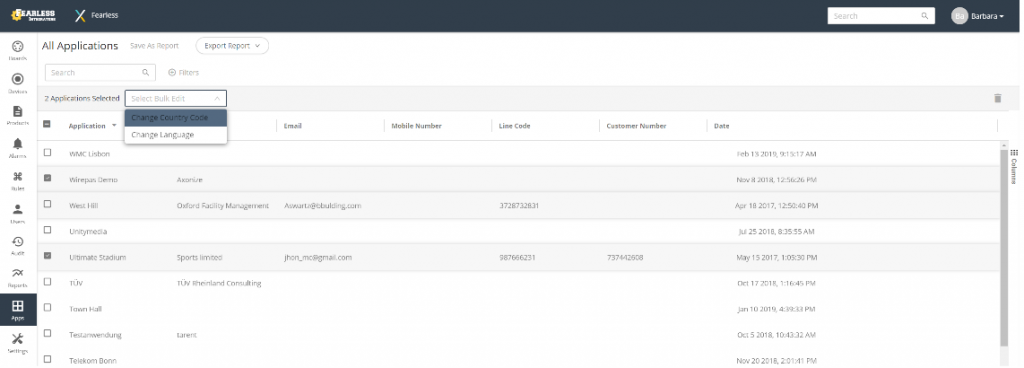 Changing the application counrty code - Axonize for user guides